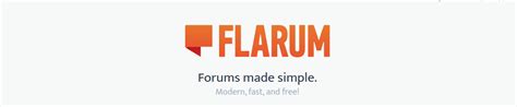 flarum an open source community platform like discourse