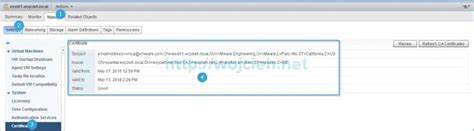 Renew ESXi SSL Certificates In VSphere Web Client