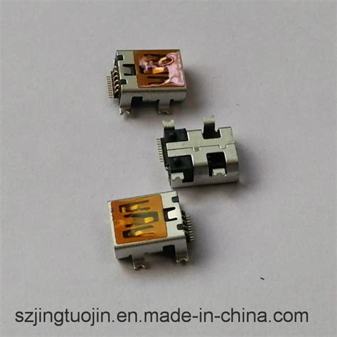 Mini Usb 10 Pin Connector Smt Female Connector And Mini Usb
