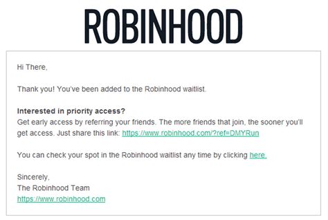 Waitlist Email Template