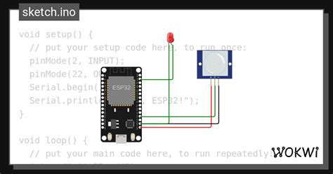 Ir Senser Wokwi Esp32 Stm32 Arduino Simulator