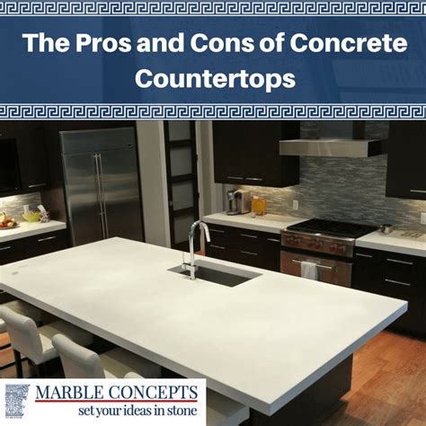 Concrete Countertop Pros And Cons The Ultimate Guide