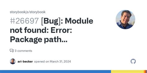 Bug Module Not Found Error Package Path Distreact 18 Is Not