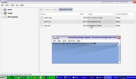 how to create qt project and compile it qt programming