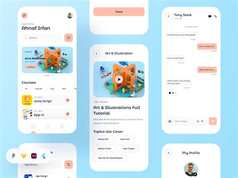 Education App UI Kit By UIHUT UI UX Design Agency On Dribbble