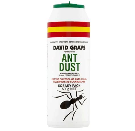 David Grays Ant Dust Permethrin Insecticide Powder 500g Enfield Produce