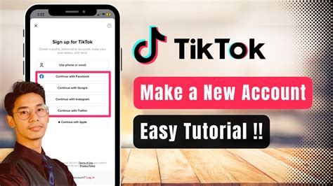 How to Make New Account on TikTok ! - YouTube