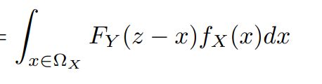 proof of convolution theorem in probability for continuous random variables - Mathematics Stack ...