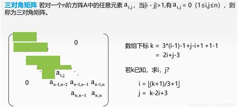 数据结构—线性结构— 数组和矩阵 矩阵是一种线性结构 csdn博客