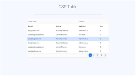 Table