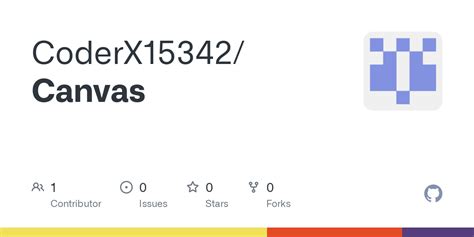 GitHub CoderX Canvas