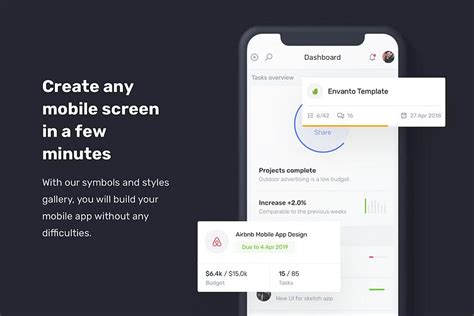 iotask mobile ui kit by new style mockup and web design on dribbble