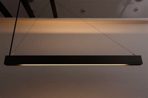 Linear LED Light Modern Chandelier Open Beam Pendant CNC Etsy