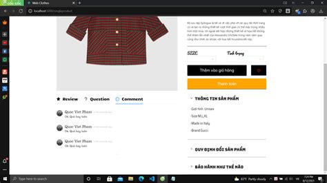 Github Duyhung0311webclothesshop