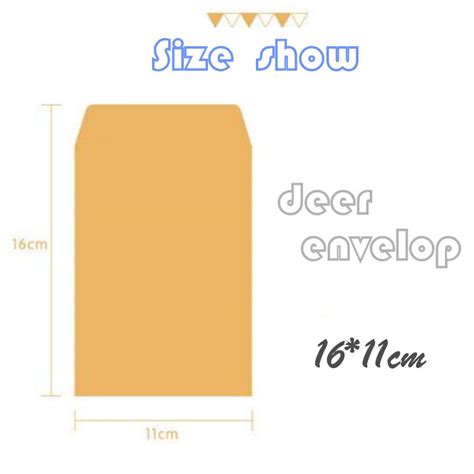 10pcslot Cute Retro Kraft Paper Envelopes Lovely Vicedeal