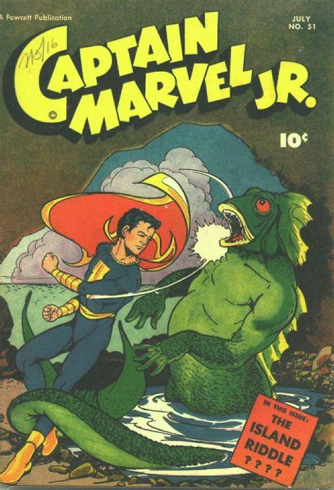Captain Marvel Jr 51 The Island Riddle Issue