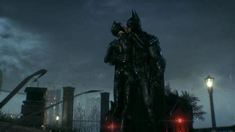 Catwoman Kisses Batman Batman Arkham Knight Youtube