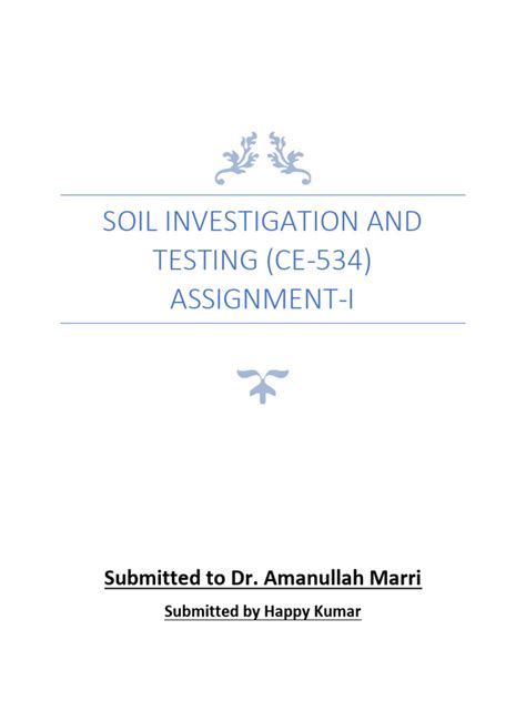 Assignment 1 Pdf Deep Foundation Geotechnical Engineering