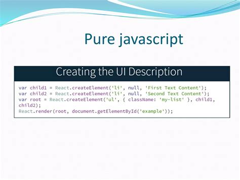 Introduction To React JS PPTX Web Development Internet