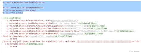 【springboot】mockitojunit 单元测试orgmockitoexceptionsbase
