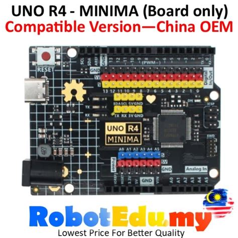 READY STOCK UNO R4 Minima REV4 WIFI ESP32 S3 ARM CORTEX M4