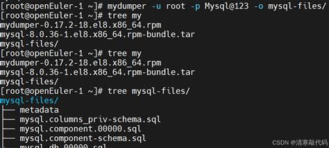 mydumper备份数据库 mydumper rpm csdn博客