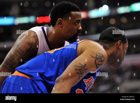 March 17 2013 Los Angeles Caclippers Deandre Jordan 6 And Knicks