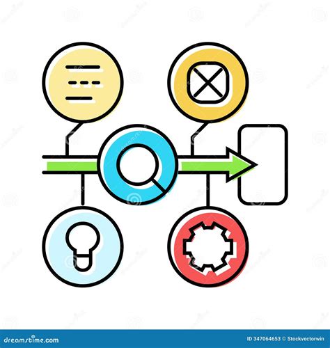 Wizard Of Oz Testing Ux Ui Color Icon Vector Illustration Stock