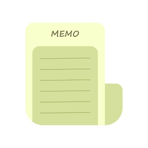 Cute Memo Note Paper 14542558 Vector Art At Vecteezy