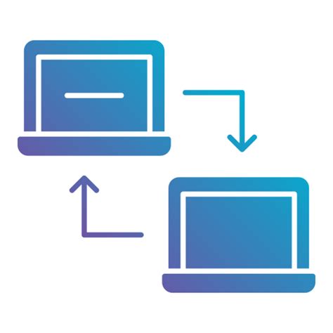 Data Transfer Generic Gradient Fill Icon