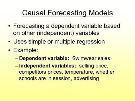 Chapter 11 Forecasting Models 2007 Pearson Education