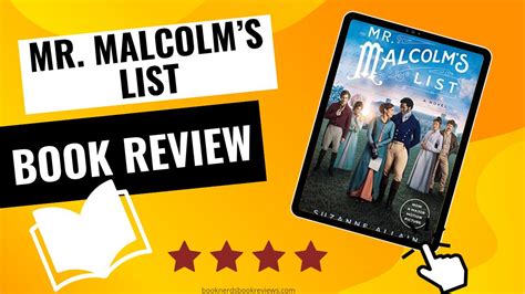 Mr Malcolms List Book Review Book Nerds Book Reviews