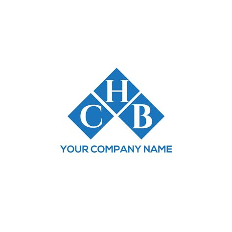 Chb Letter Logo Design On White Background Chb Creative Initials