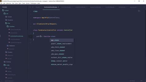 Como Crear Un Formulario Y Validarlo Con Laravel Time Lapse Youtube