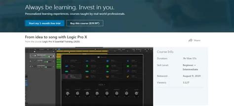 Best Online Logic Pro X Courses For Free Paid