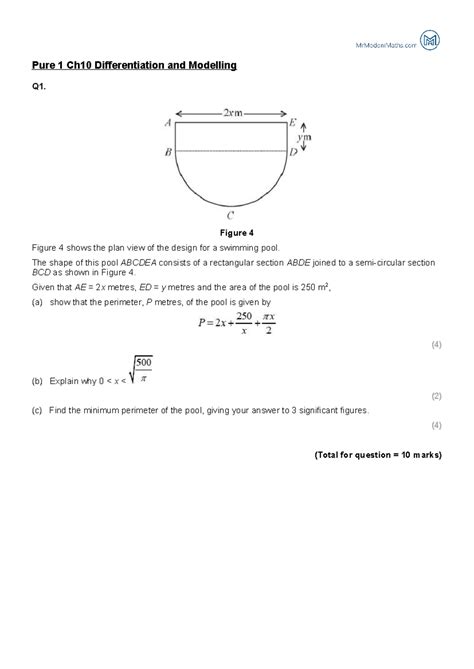 pure 1 ch12 differentiation and modelling pure 1 ch10 differentiation