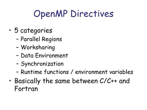 Ppt Introduction To Openmp Powerpoint Presentation Free Download