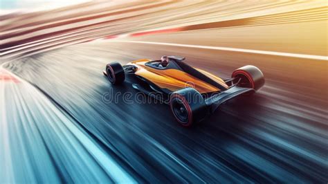 high tech autonomous car racing blending innovation with speed and