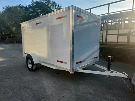Remolque Traila Caja Cerrada Aluminio Camion Motos Mty Mercadolibre
