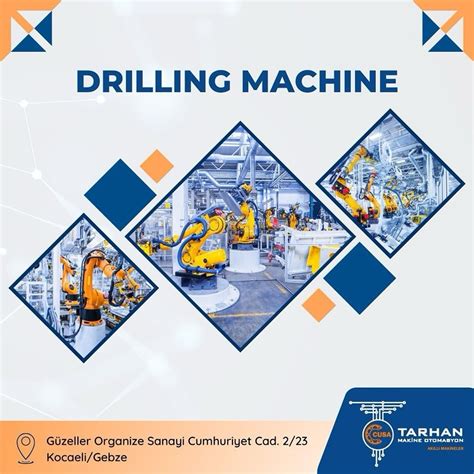 Tarhan Machine Automation On Linkedin Drilling Machine Every Industry Has Its Own Unique