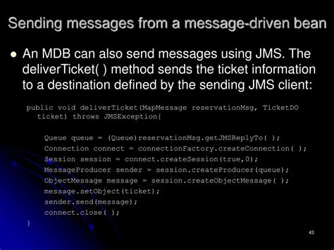 Ppt Message Driven Beans Powerpoint Presentation Free Download Id