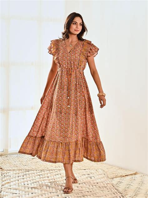 Shop Long Western Dresses For Women Moontara