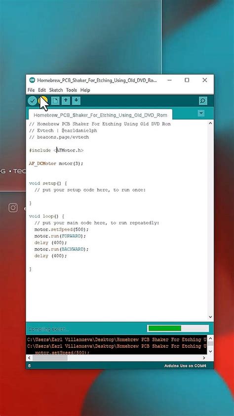 Homebrew Pcb Shaker For Etching Using An Old Dvd Rom 8 Steps With