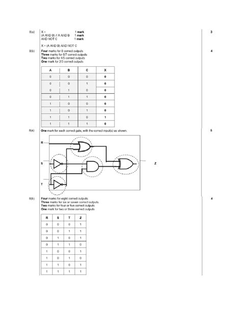 O Levels Computer Science Chapter 10 Test Marking Scheme Pdf