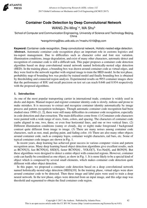 PDF Container Code Detection By Deep Convolutional Network