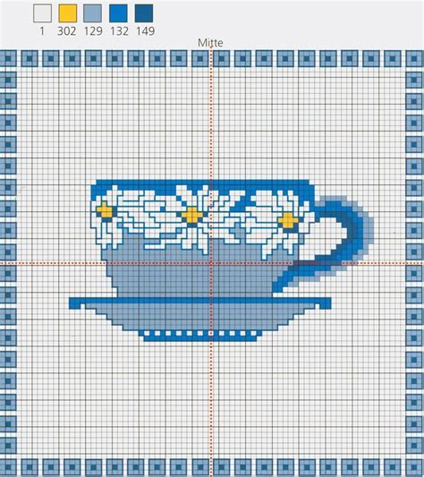 227 Best Images About Cross Stitch Tea And Coffee On Pinterest