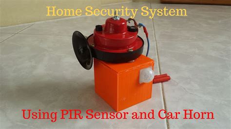 Arduino Pir Security System Using Car Horn 7 Steps With Pictures