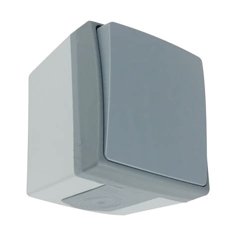 Aquatic Pro Ip55 Single Pole Switch Greygraphite 10 Pcs