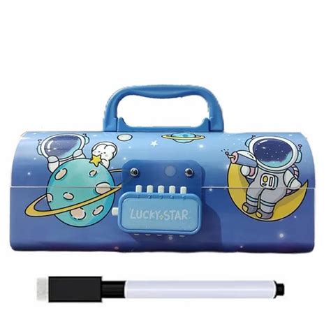 Model No 7059d Space Astronaut Pencil Box With Passcode Lock At ₹ 230