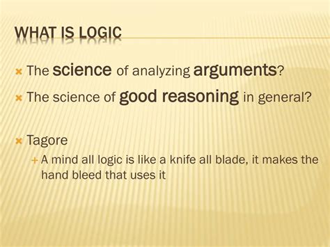 PPT Logic Debate And Reasoning PowerPoint Presentation Free Download ID